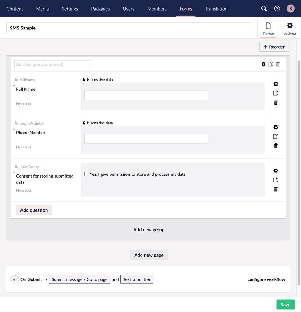 Send Sms And Mms From Umbraco Forms Workflows Using Twilio 24 Days In
