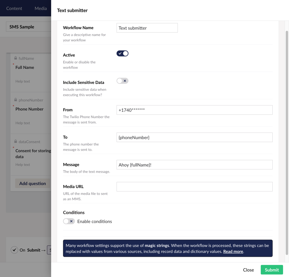 Send Sms And Mms From Umbraco Forms Workflows Using Twilio 24 Days In Umbraco